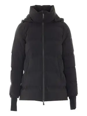Herno Hooded Quilted Down Jacket - Black