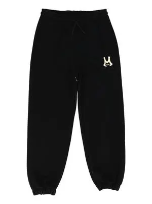 MSGM Twill Fleece Pants - Black