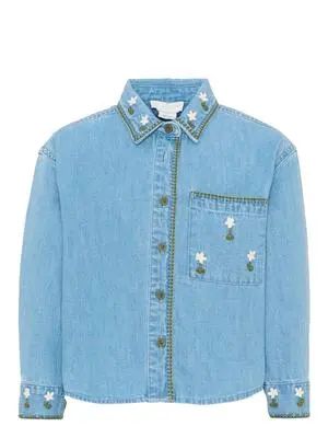 STELLA MCCARTNEY Denim Shirt With Embroidery