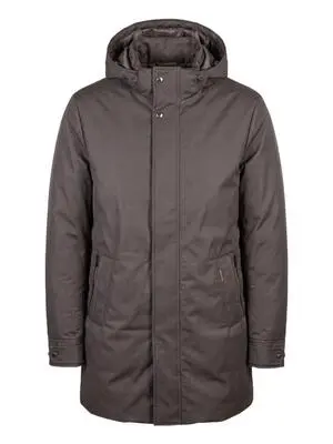 MOORER Hooded Parka - Black