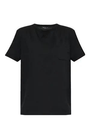 FABIANA FILIPPI Fabiana Filippi Embroidered Pocket Crewneck T-Shirt