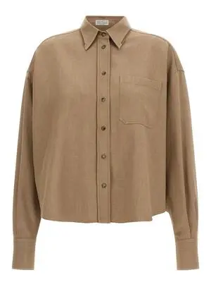 BRUNELLO CUCINELLI Brunello Cucinelli Button Up Long-Sleeved Shirt