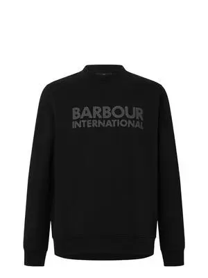 Barbour Crew Neck Logo Sweatshirt - Black