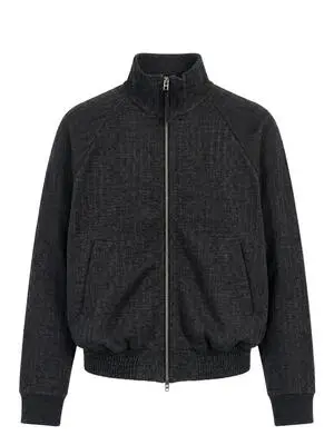 TOM FORD Tom Ford Herringbone Pattern Zip-Up Jacket