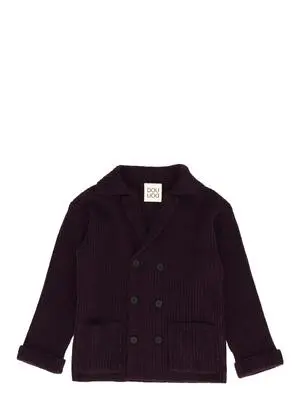 DOUUOD Long-sleeve Cardigan - Black