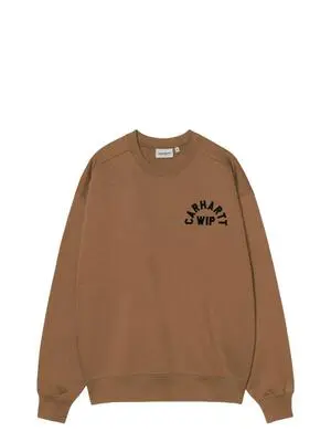 Carhartt Work In Progress Arch Script Sweatshirt - Brown