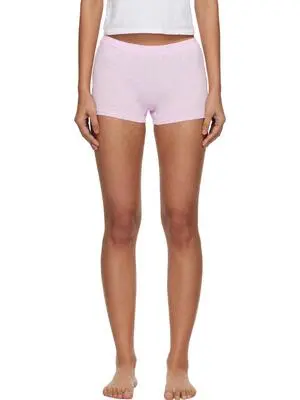 SKIMS SKIMS Knitted Heart-Shaped Ultra-Short Shorts
