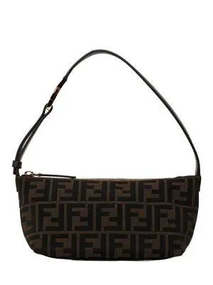 Fendi Vanity Pouch S Ld64 Clutch Bag - Black