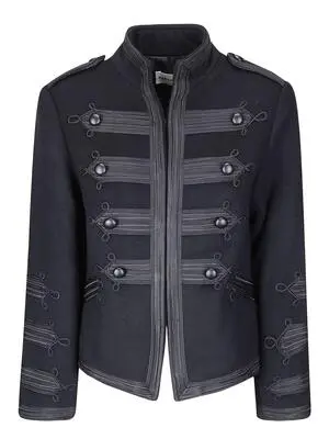P.A.R.O.S.H P.A.R.O.S.H. Braided Trim Military Jacket