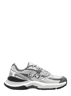 EA7 Low-top Round-toe Sneakers - Grey