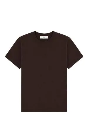 Co Cashmere Crew Neck T-shirt - Black