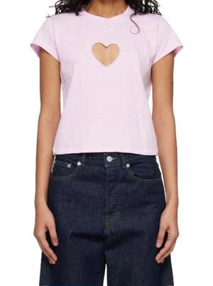 SKIMS SKIMS Plain Weave Knit T-Shirt Multicolor