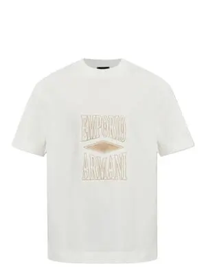 Emporio Armani Embroidered Logo T-shirt - No