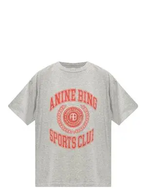 ANINE BING Cade T-shirt Collegiate - Grey