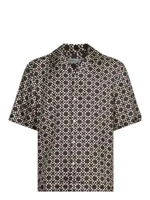 Simkhai Casper Printed Shirt - Black