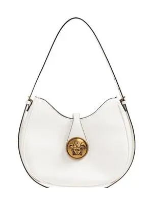 Versace Emblème Hobo Bag - White
