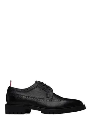 Thom Browne Almond Toe Lace-up - Black
