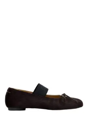 MAISON MARGIELA Round-toe Ballet Flats - Black