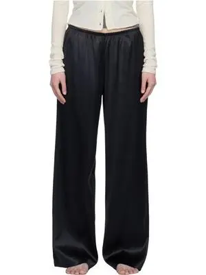 SKIMS SKIMS Wide-Leg Casual Pants Black