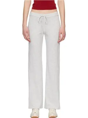 SKIMS Drawstring Waist Casual Pants - White