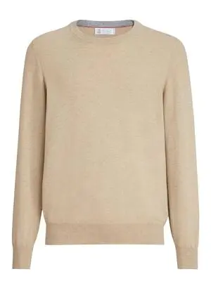 Brunello Cucinelli Cashmere Crew-neck Sweater - Brown