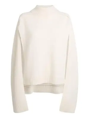 Source Unknown Wool Cape Noa Sweater - Ivory