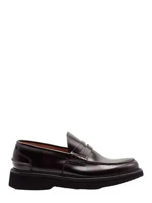 GREEN GEORGE Leather Penny Loafers - No