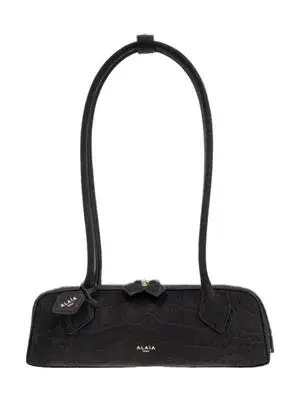 Alaïa Alaia Le Teckel Zip-Up Shoulder Bag Black