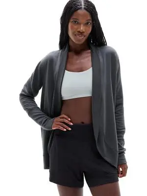 Athleta Athleta Coaster Luxe Open Cardigan Ash