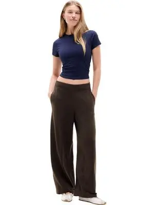 Athleta Athleta Coaster Luxe Straight Leg Pant Truffle