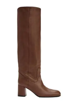 ATP ATELIER Sarconi Leather Knee High Boots - Cannella