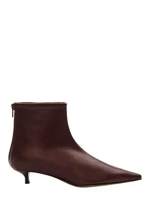 ATP ATELIER Melfi Shiny Nappa Ankle Boots - Grumello