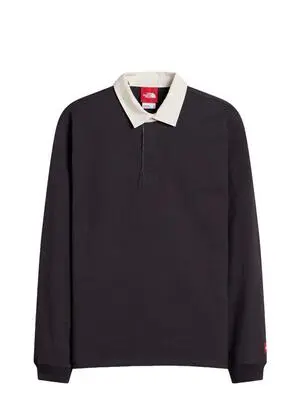 The North Face Red Box Rugby Shirt - Obsidian
