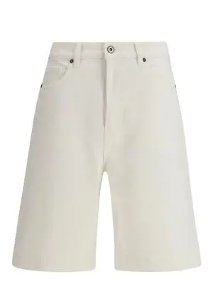 P.a.r.o.s.h Denim Bermuda Shorts - White