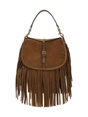 Etro Medium Pony Shoulder Bag - Brown