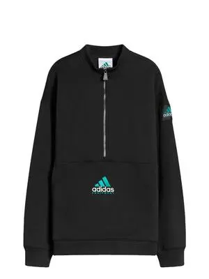 Adidas Eqt Half Zip - Black