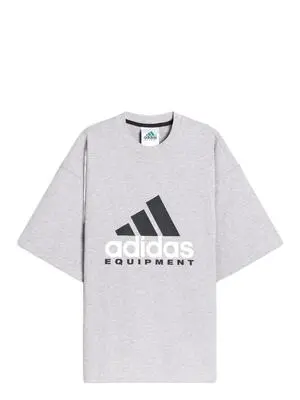 Adidas Eqt No Wash Logo T-shirt - Medium Grey Heather