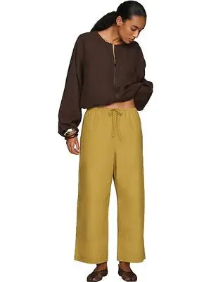 DOLAN Dolan Cotton Double-Knee Pull-On Trousers Olive