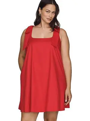 English Factory English Factory Bow Mini Dress Red
