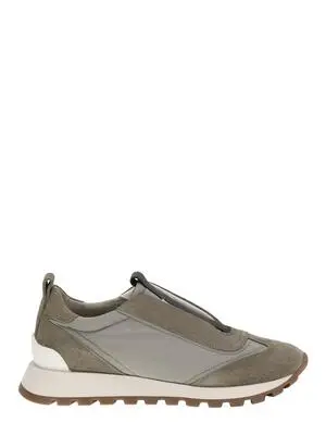 Brunello Cucinelli Sneakers With Precious Detail - Green
