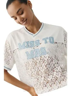 THE WILD COLLECTIVE Found The One Jersey Top - White
