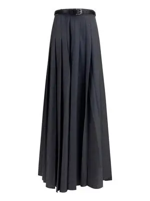 SELF-PORTRAIT SELF-PORTRAIT Pleated Maxi Skirt