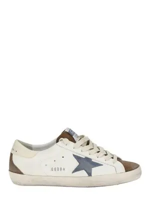 GOLDEN GOOSE Leather Super Star Sneakers - White