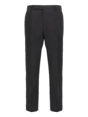 Prada Technical Cotton Trousers - Black