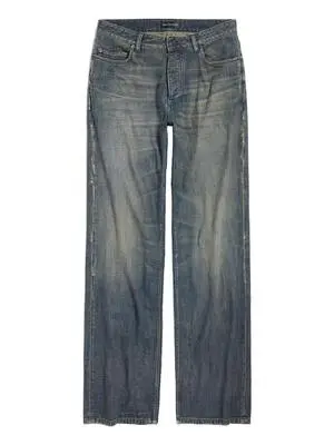 Balenciaga Relaxed Fit Jeans - Blue