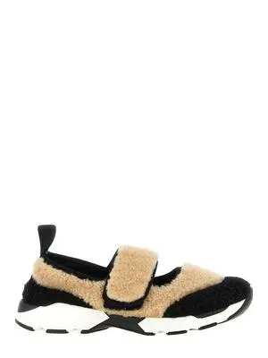 Marni Mary Jane Fur Sneakers - Multicolor