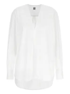 TOTEME Cotton Blouse - White