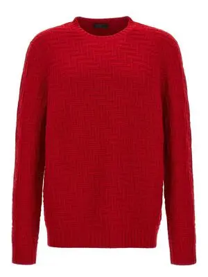 Prada Crew Neck Sweater - Red