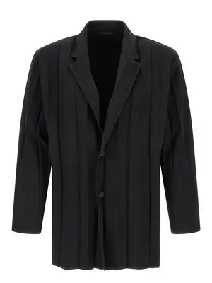 Issey Miyake Homme Plisse' Issey Miyake Men 'Edge Ensemble' Blazer Black