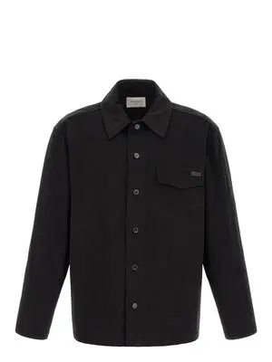 Saint Laurent Cotton Overshirt - Black